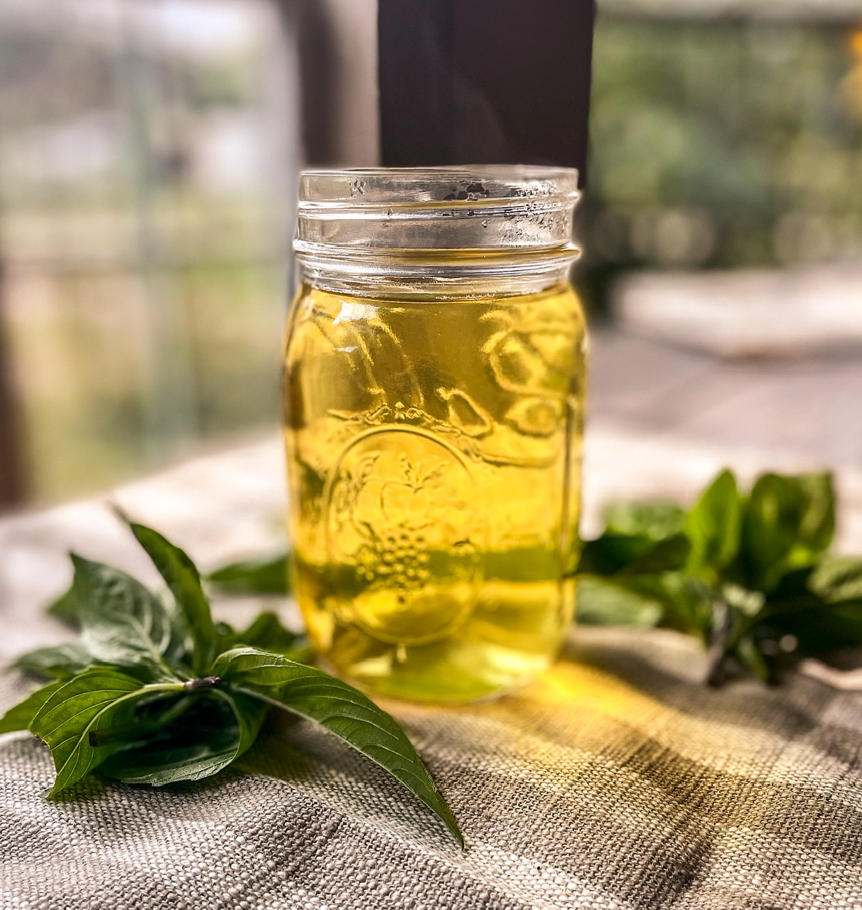 Easy Basil Tea Recipe - The Art of 1 Acre